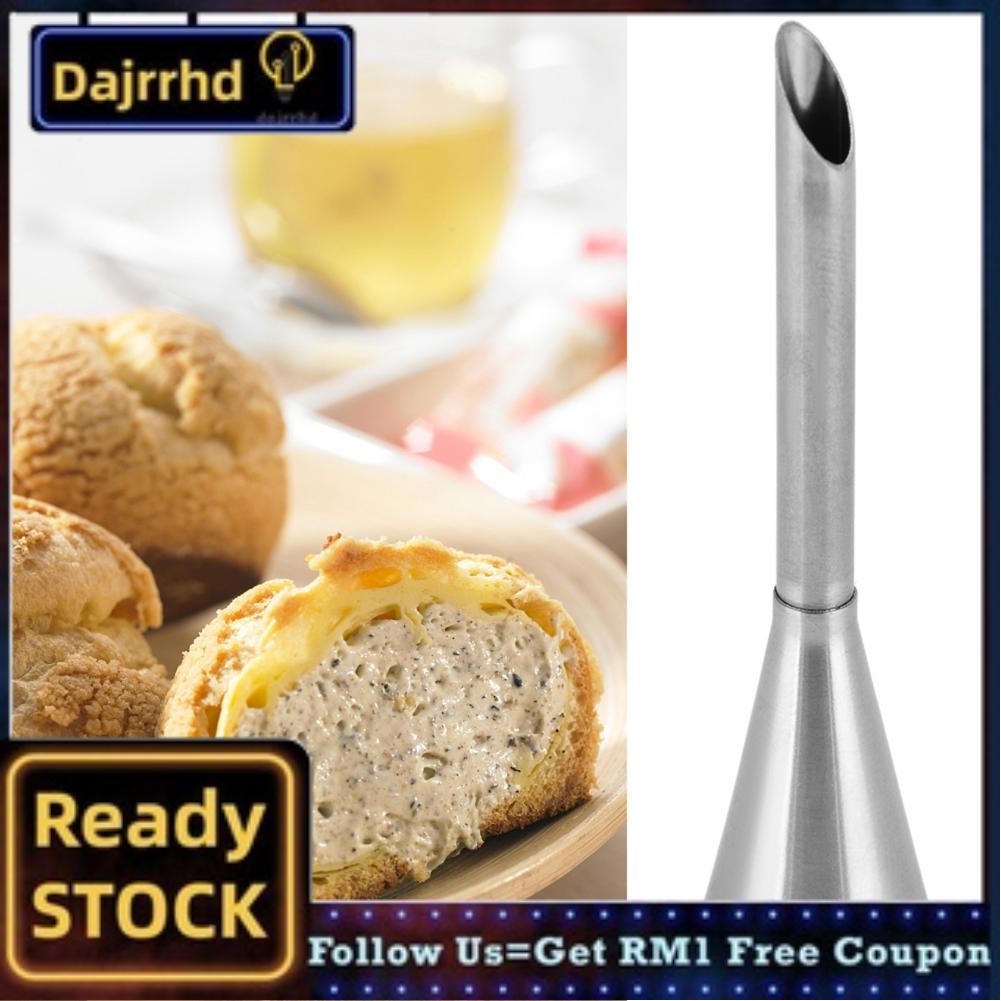 Dajrrhd Cream Icing Piping Nozzle Tips Stainless Steel Filler Tools for ...