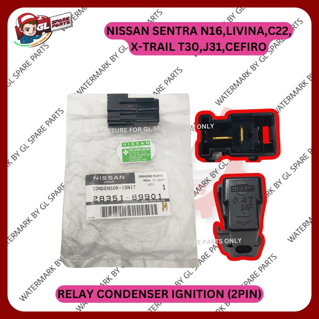 CONDENSER IGNITION RELAY (2PIN) ORIGINAL NISSAN SENTRA N16 LIVINA ...
