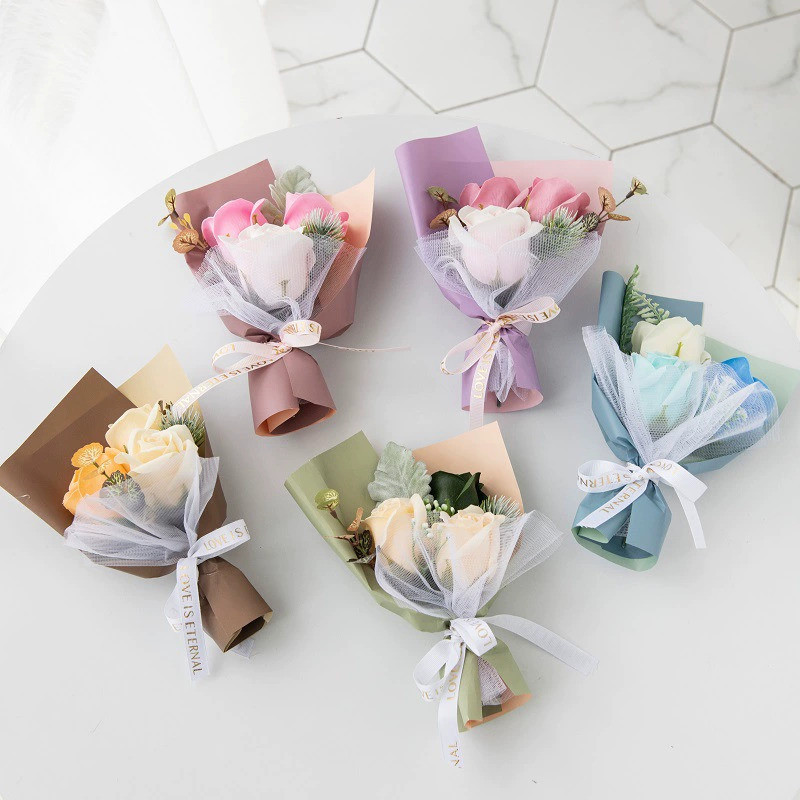 Mother's Day Bouquet Soap Flower Eternal Flower Teacher's Day Christmas ...