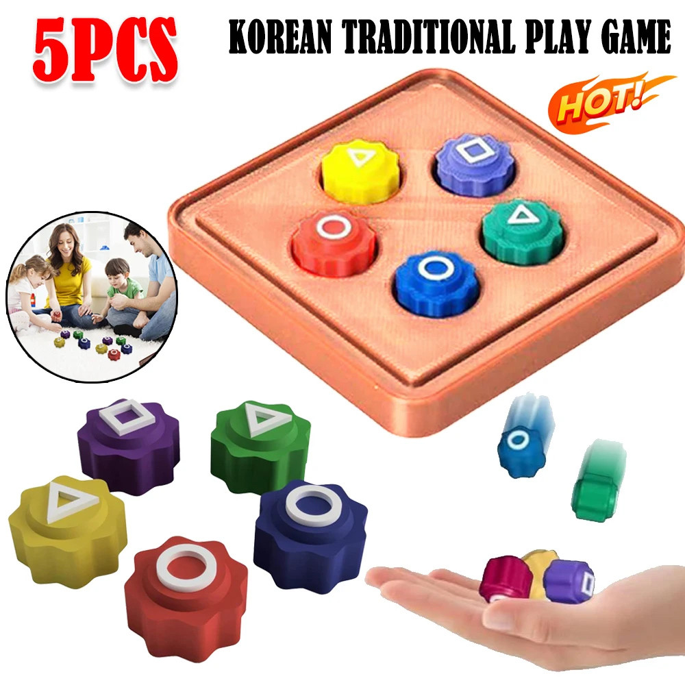 5PCS Traditional Play Game Fun Gonggi Game Korean Stones for Family ...