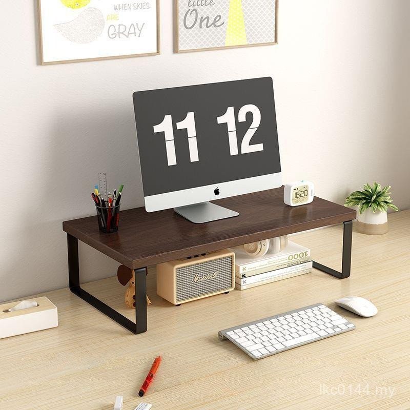 Desktop Stand Shelf Office Display Rack Elevated Rack Computer Elevated ...