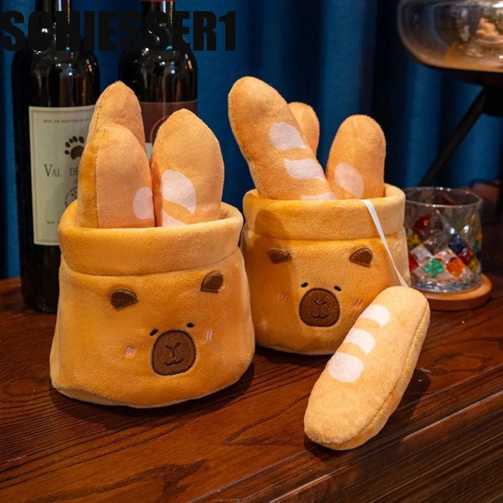 SCHIESSER1 Simulation Capybara Toy, Avocado PP Cotton Banana Capybara ...
