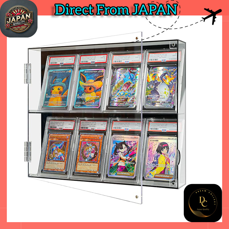 GUNSEED PSA Storage Case Acrylic Card Display Case - PSA Wall-Mountable ...