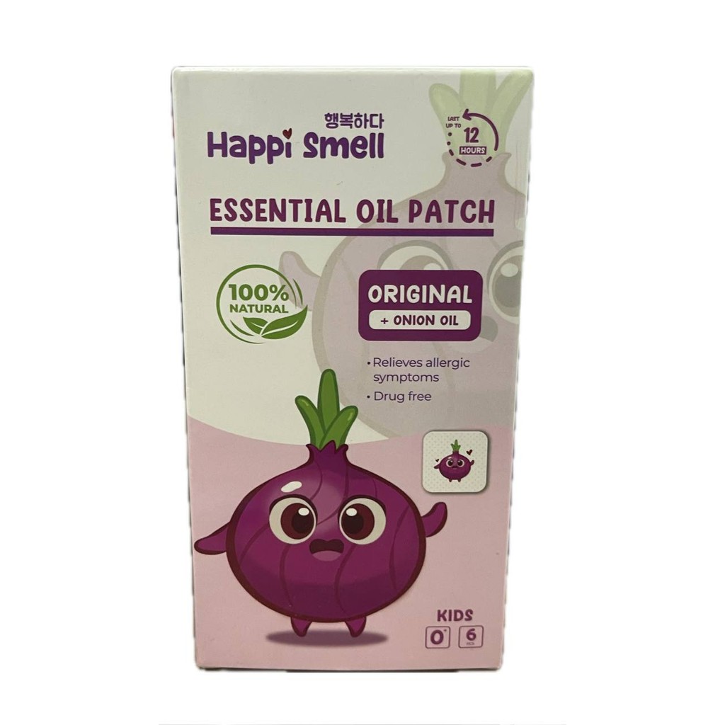 MEDICREW HAPPI SMELL ESSENTIAL OIL PATCH ORIGINAL+ ONION OIL 6'S (EXP ...