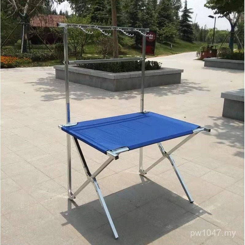 /Toy/Metal Stall Folding Table Display Stand Shelf Ground Push Wechat ...