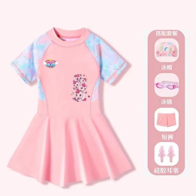 2024 Kuromi Children Girls Swimwear Small Medium Large Children Girls ...