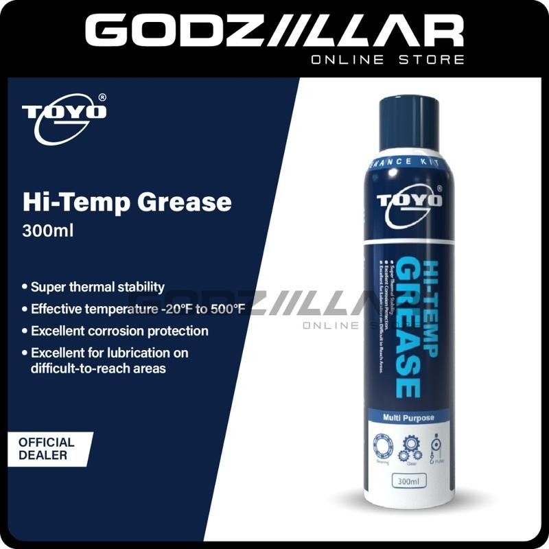(300ml) Toyo-G Hi-Temp Grease Multi Purpose Grease Spray Aerosol Series ...