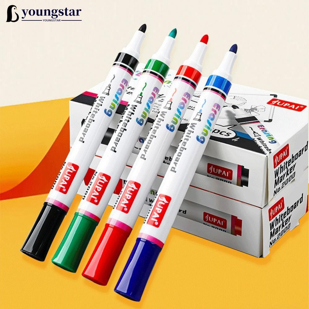 YOUNGSTAR Erasable Whiteboard Pen Set Multi-Color Combination Durable ...