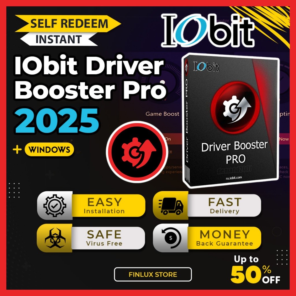[SELF REDEEM] iObit Driver Booster Pro v13.0 Latest 2025 Lifetime For ...