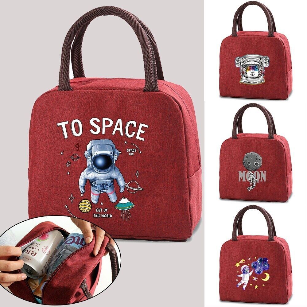 Lunch Bag Insulated Picnic Carry Case Thermal Portable Container ...