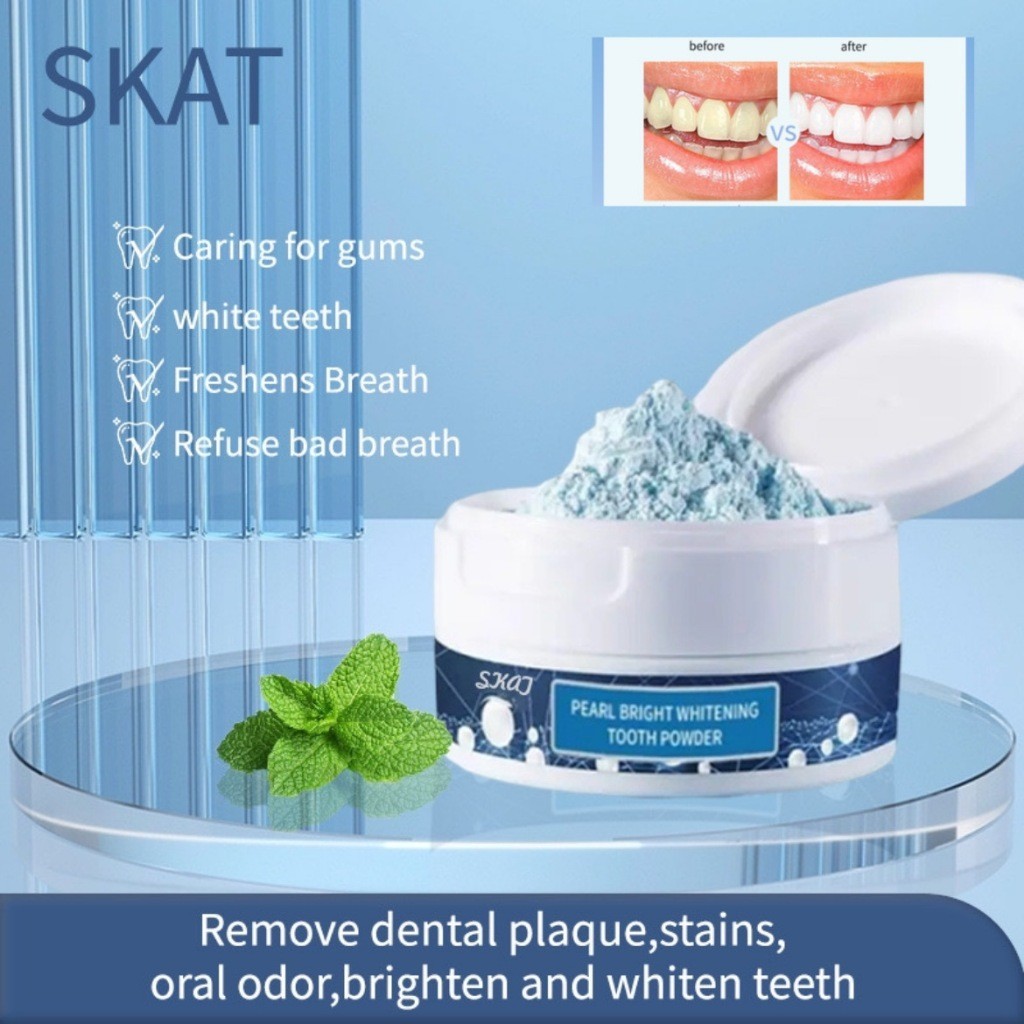 Probiotic Tooth Pearl Powder Whitening Natural Oral Care Serbuk Ubat ...