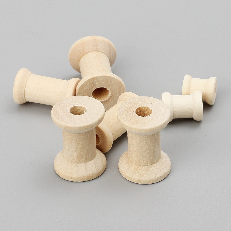 10pcs DIY Coils Original Wood Vintage Wood Vintage Old Spool Original ...
