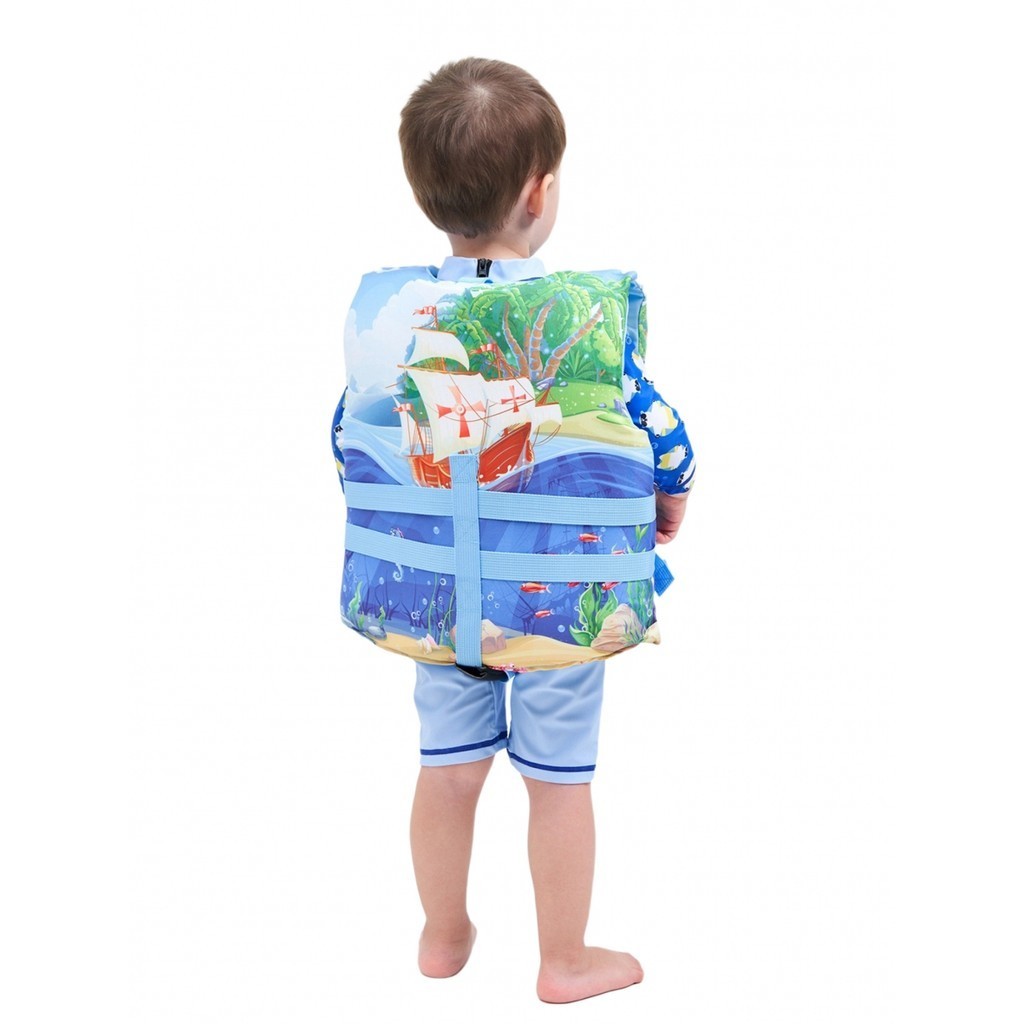 ABQ-Kids Swimming Life Vest Cartoon Animals Print Flotage Life Jacket ...