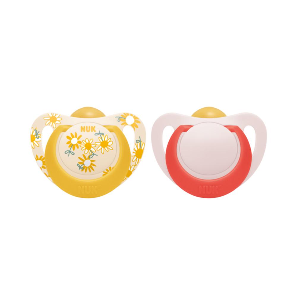 NUK Latex Soother S1 Star Day 18-36m (2 Pcs) | Shopee Malaysia