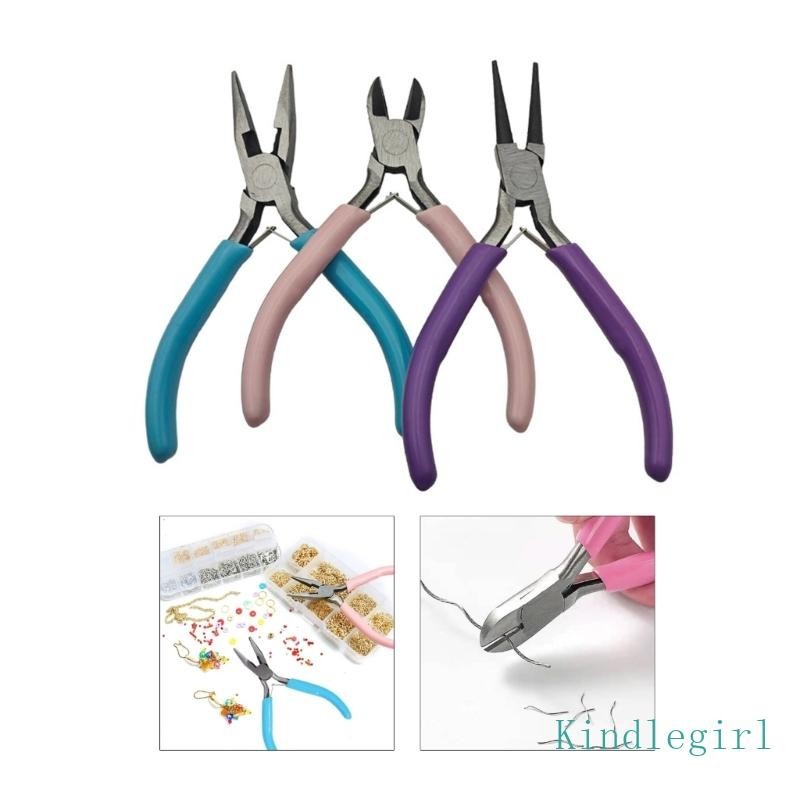 KING Craft Pliers Set for Jewelry Making and DIY Projects Needle Nose ...
