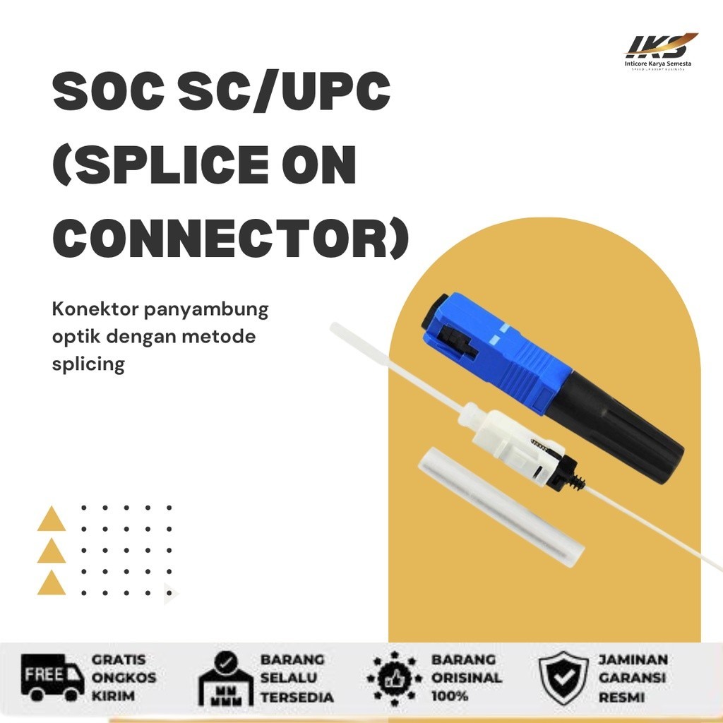 Soc Sumitomo (Splice on Connector) SC/UPC Fiber Optic Cable Connection ...