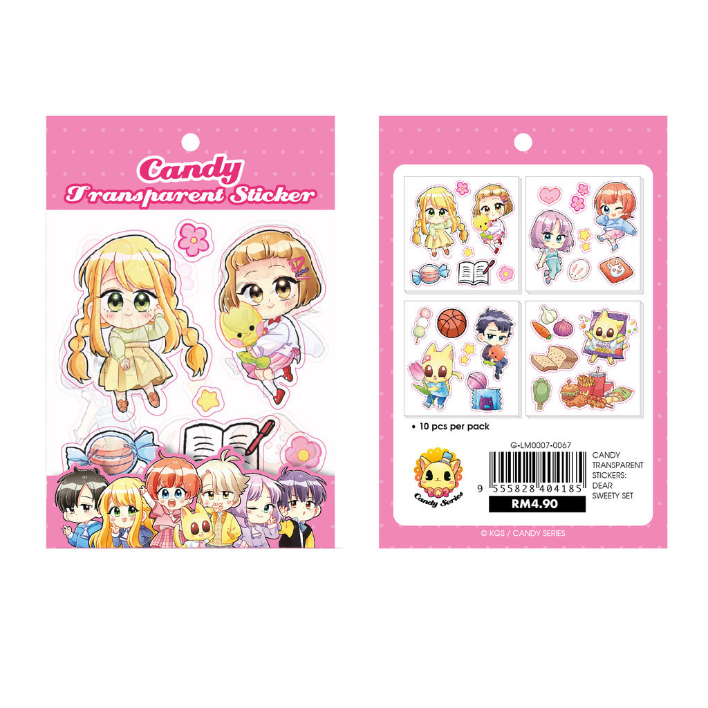 Candy & Prince Transparent Stickers | Shopee Malaysia