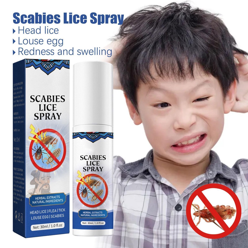 Lice Removal Spray For Kids 30ml Lice Flea Remover Spray Or One Shampoo ...