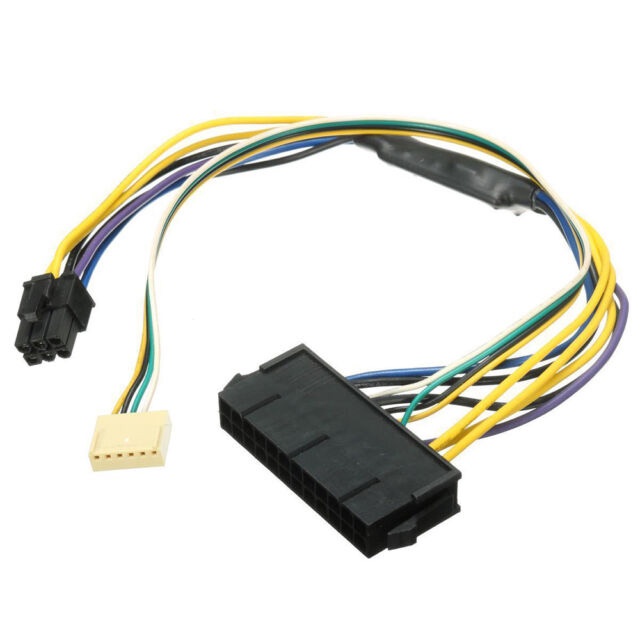 ATX Main 24-Pin to 6-Pin PSU Power Adapter Cable for HP Elite 8100 8200 ...