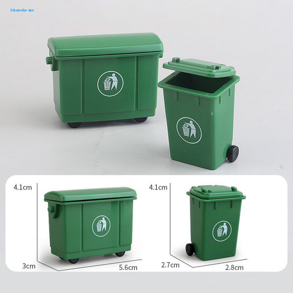 hkanda Dollhouse Trash Miniature Trash Mini Trash Toy for Dollhouse 1 6 ...