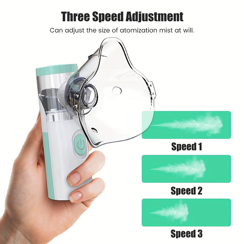 DECINIEE Medical Silent Mesh Nebulizer Mini Humidifier Asthma Inhaler ...