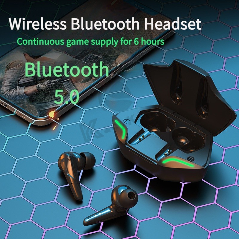 G11 Lighted Gaming Bluetooth Headset 5.0 Low Latency Bluetooth Headset ...