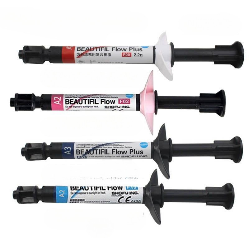 Shofu Beautifil Flow Plus F00 Shade A2 A3 Syring Dental Restoration ...