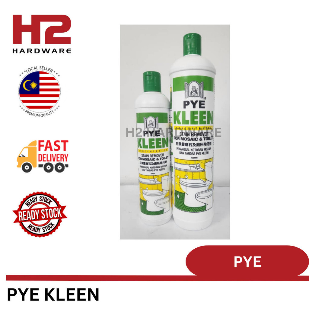 PYE Kleen Stain Remover for Mosaic & Toilet (Cleaning Tools) | Shopee ...