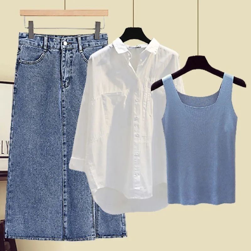 Plus size women's 200 catties fat sister suit blouse jac大码女装200斤胖妹妹套装女 ...