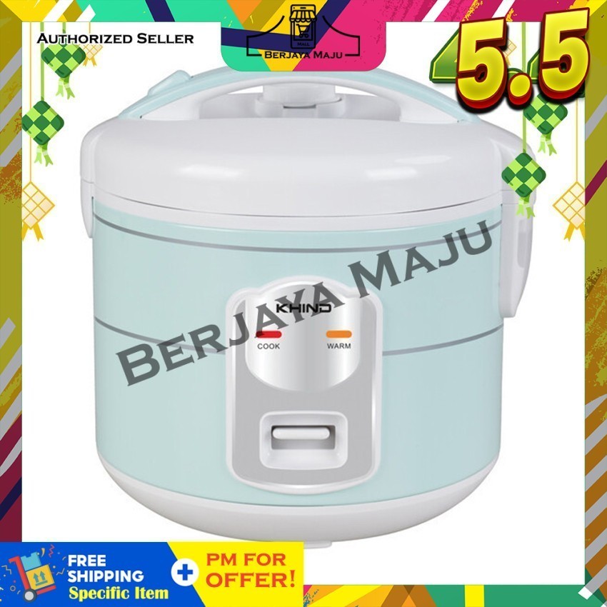 Khind 1.0L Jar Rice Cooker RCJ1009 MNT (Mint) | Shopee Malaysia