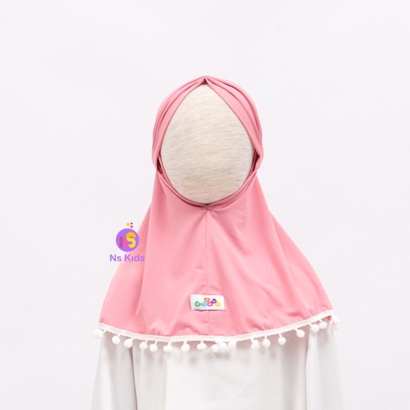 Pommie Hijab Baby 0-2 Years Old Hijab Baby Hijab Kids Hijab Kids AH02 ...