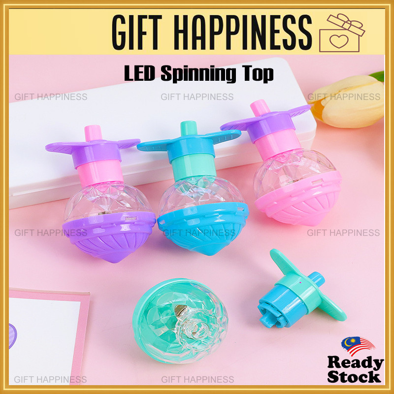 LED Spinning Top LED Gyro LED Gasing Kids Birthday Party Toys Gift ...