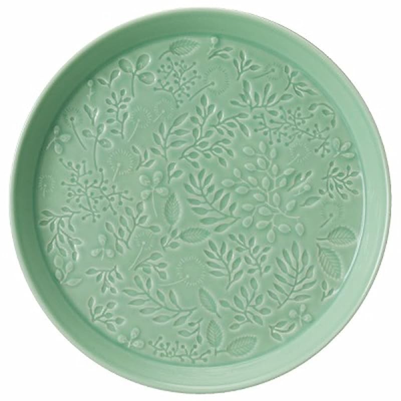 NARUMI Plate, plate, dish, Anna Emilia Midsummer Med Green, 19cm ...