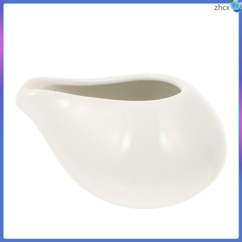 Handleless Juice Bucket Porcelain Sauce Pourer Seasoning Cup Gravy Boat ...