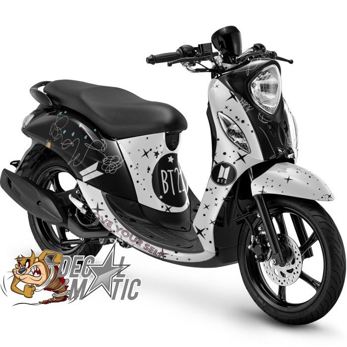 Full body Sticker+Decal Dashboard Yamaha Fino FI / BTS BT21 SIGN ...