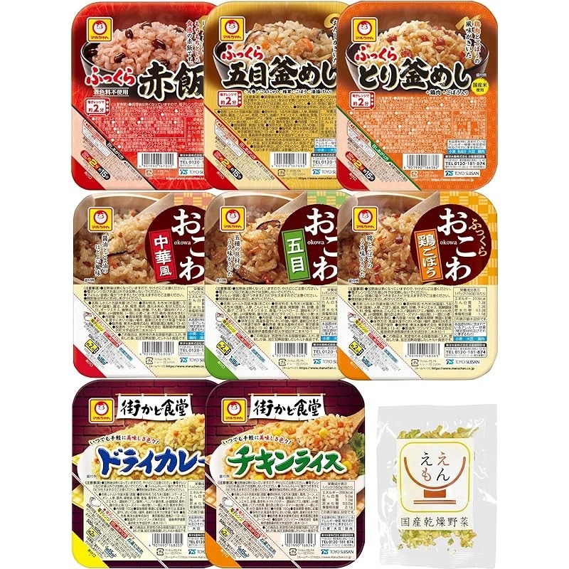 Retort Rice Pack 8 Varieties 8 Meals Assorted Set Maruchan Retort Food ...