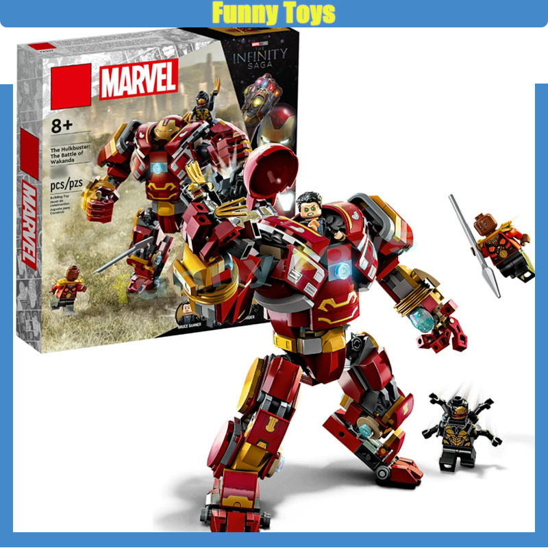 Superhero 76247 The Hulkbuster: The Battle of Wakanda building block ...