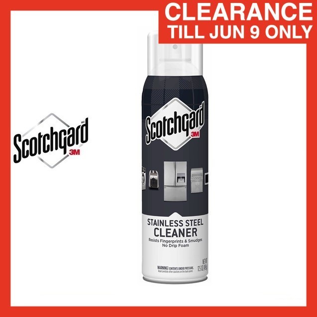 (GENUINE FRESH BATCH) EW 3M Scotchgard Steel Cleaner Stainless Steel ...