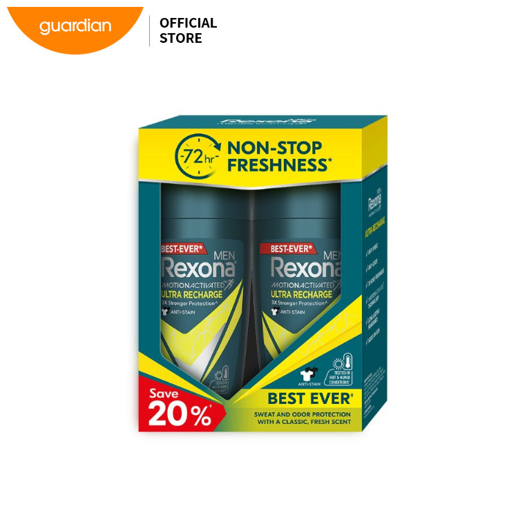 Rexona Ultra Recharge Roll On Twin Pack (2x45ml) | Shopee Malaysia
