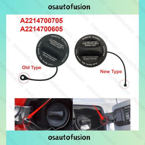 [STOK ADA] Fuel Tank Filler Gas Cap Mercedes Benz A C E S CLA GLC Class ...