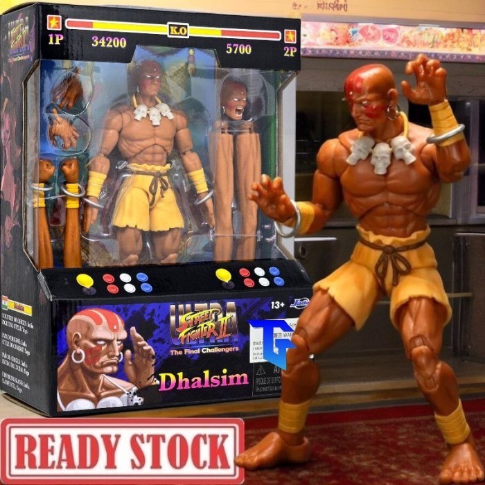 JADA TOYS Ultra Street Fighter II - Dhalsim 1/12 Scale Action Figure ...