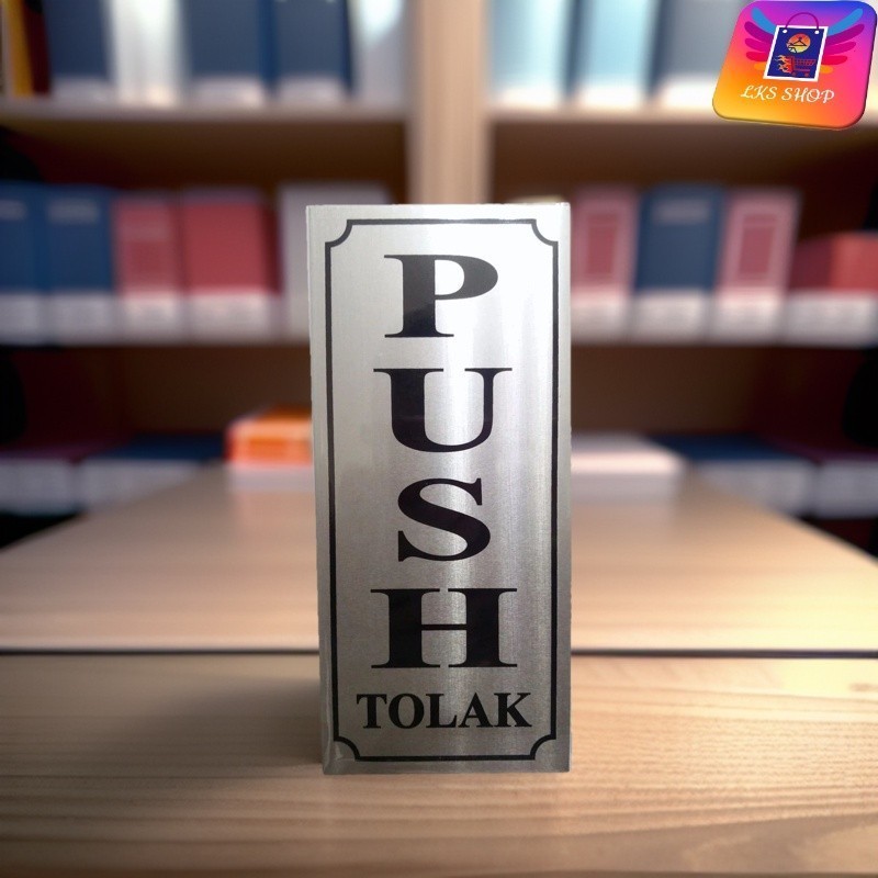 Push Tolak Logo Steel Sign Board | Shopee Malaysia