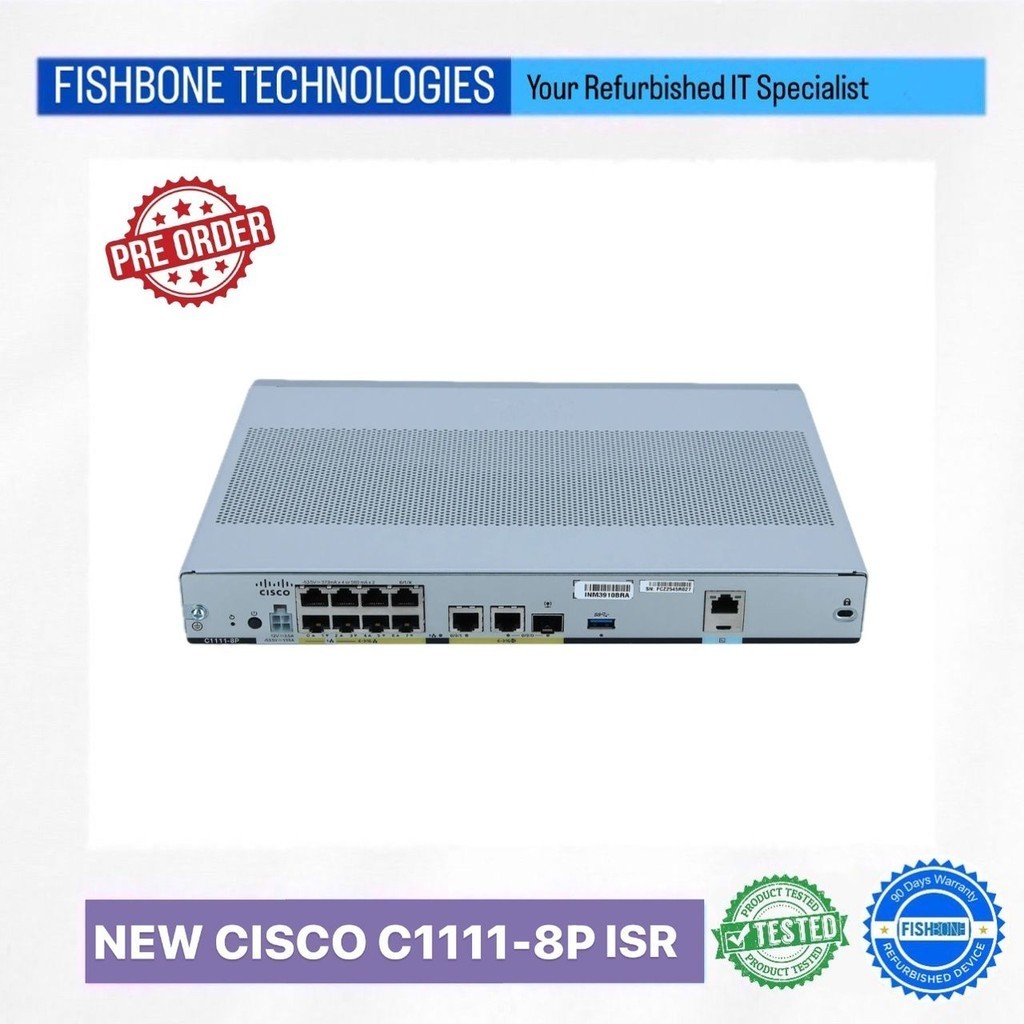 Cisco C1111-8P Integrated Service Router (NEW) | Shopee Malaysia