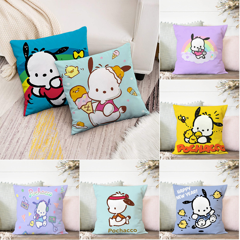 Pochacco Sanrio Family's New Cute Cartoon Children's Fashion Pillow Car ...