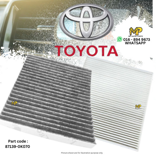 CABIN FILTER AIR COND FILTER TOYOTA HILUX VIGO KUN25 KUN26 [SLANTING ...