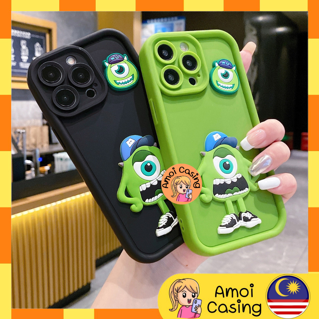 Vivo V21 V21e V23 V23e V25 V25e V27 V27e V29 V30 V30e V40 V40 Pro monster mike one eye green ...