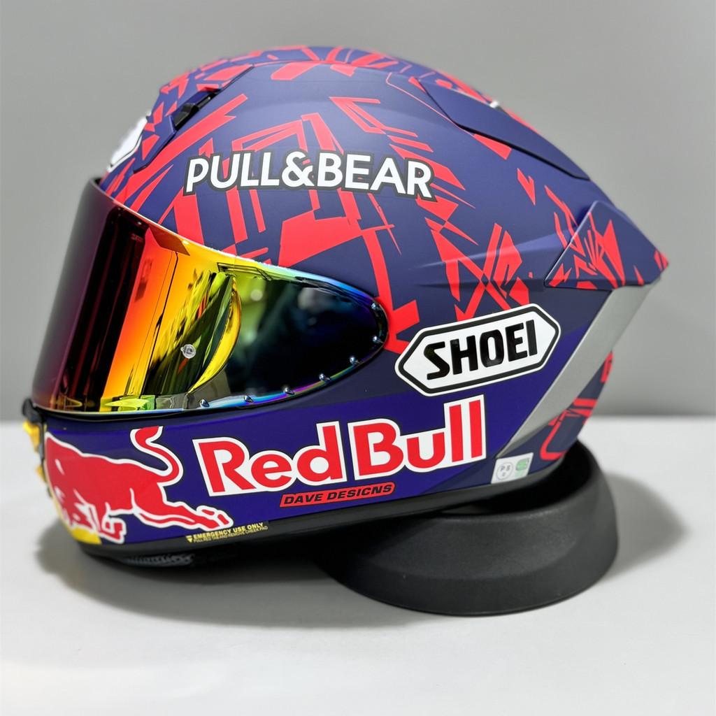 SHOEI X15 Red Bull Blue Ant Motorcycle Helmet SHOEI X15 Motorcycle Full ...