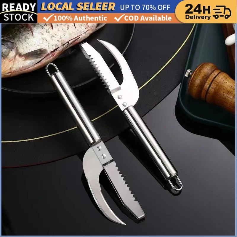 Stainless Steel Fish Knife Multifunctional Fish Scaler Scraper Fish ...