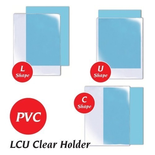 LCU File Holder | A5 A4 F4 A3 | U Shape | C Shape PVC Clear Holder | L Shape Folder | L Shape ...