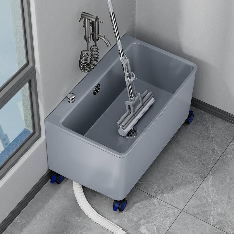 Influencer Mop Pool Balcony Wash Mop Pool Outdoor Pool Mobile Plastic ...